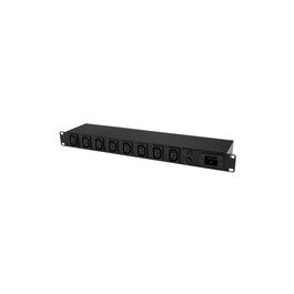 StarTech.com 8-Port Rack-Mount PDU with C13 Outlets - 16 A - 10 ft. Power Cord (NEMA5-20p ...