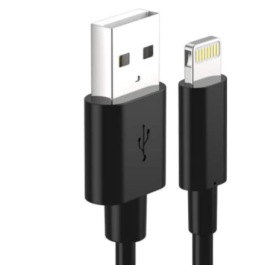 USB A to Lightning CableM/M10ft Black