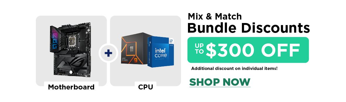 CPU + Motherboard Bundles (JAN)
